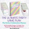 Ultimate Party Celebration Planner – Farm Girl Designs