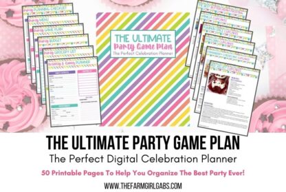 Ultimate Party Celebration Planner – The Farm Girl Mercantile