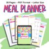 Printable Meal Planner Bundle – The Farm Girl Mercantile