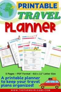 Family Vacation Travel Planner – Farm Girl Designs