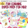 Fun Learning Activities Super Bundle – Farm Girl Designs