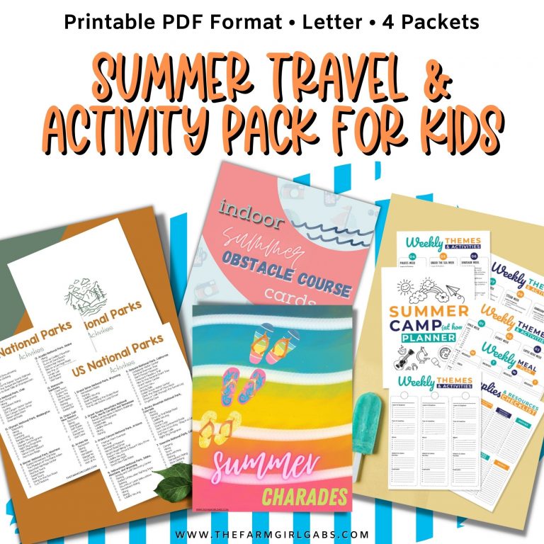 Summer Activity Bundle – Farm Girl Designs