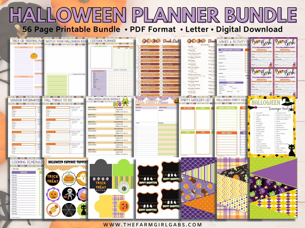 Ultimate Halloween Planner – Farm Girl Designs