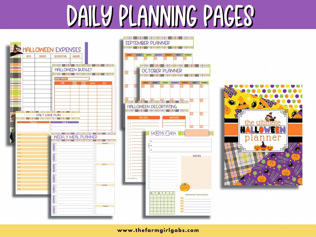 Ultimate Halloween Planner – Farm Girl Designs