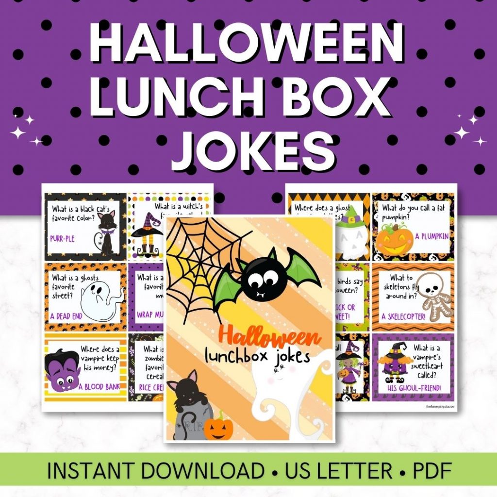 Halloween Lunchbox Notes – Farm Girl Designs