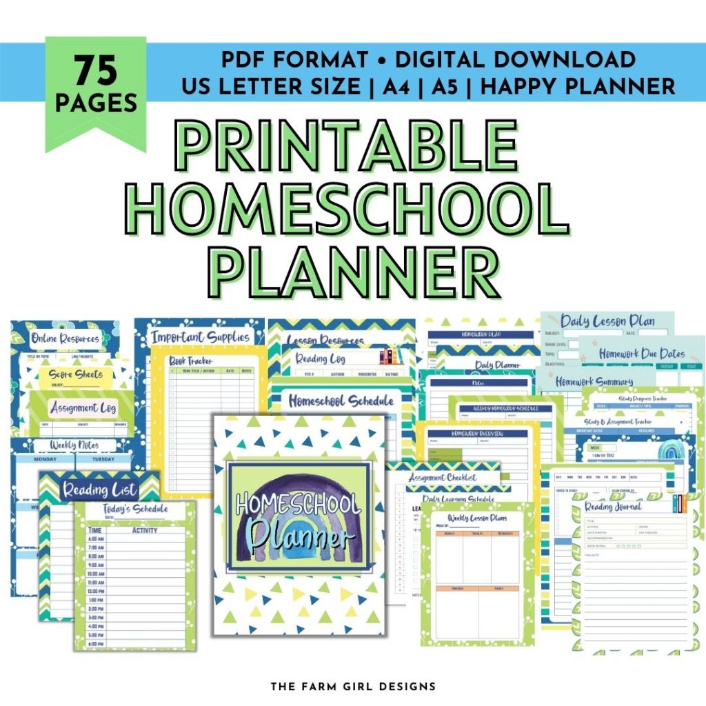 Homeschool Planner – Farm Girl Designs