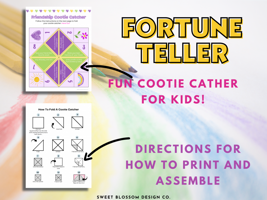 Friendship Cootie Catcher – Farm Girl Designs